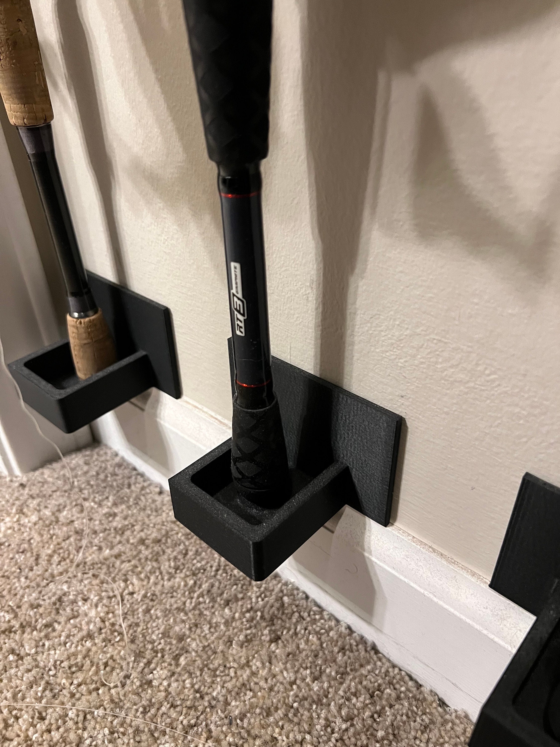 Fishing Rod Wall Holder, Fishing Rod Wall Mount, Fishing Rod Rack ...