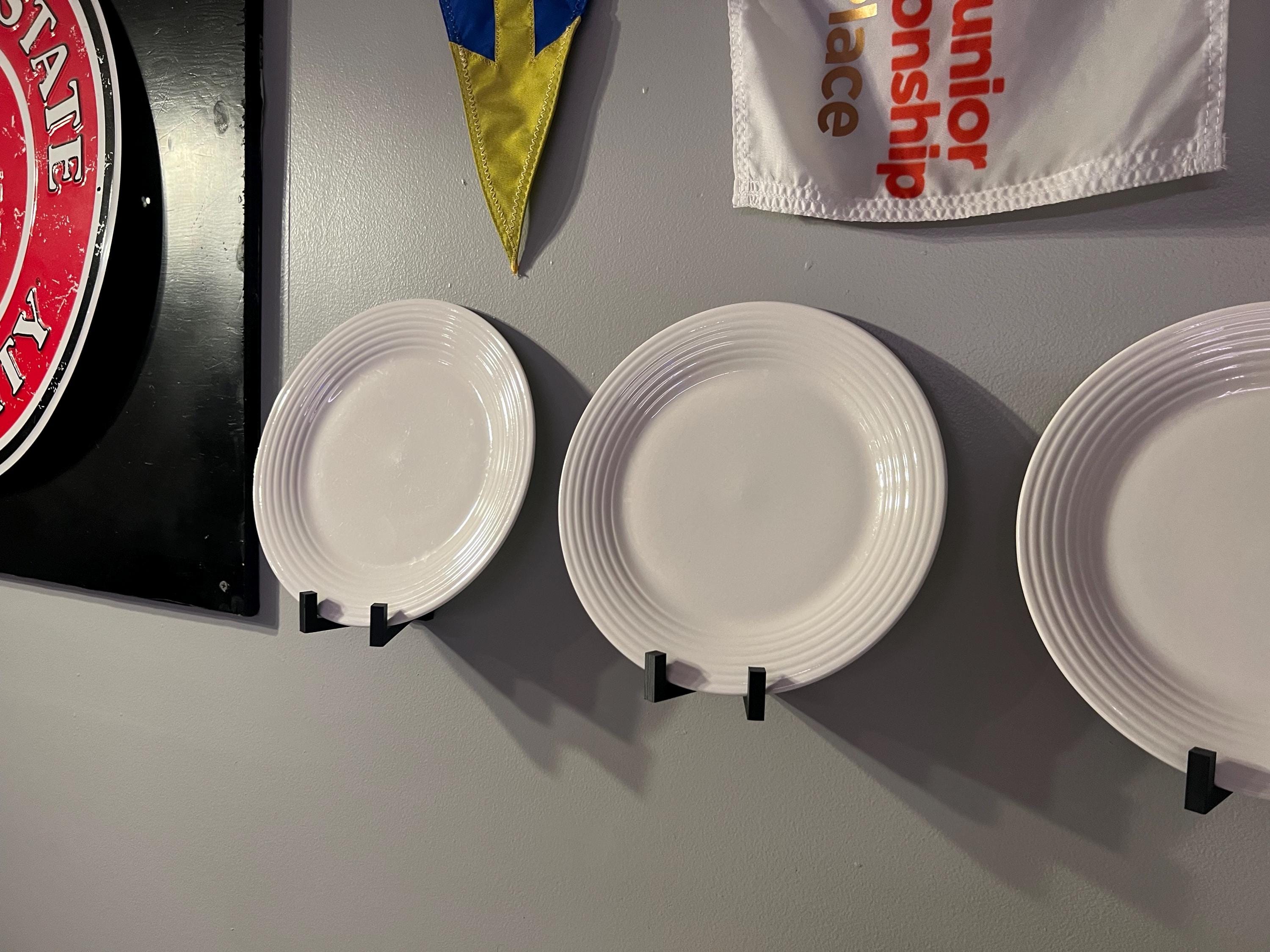 Plate Wall Display, Plate Holder Wall Mount, Plate Mount, Platter ...