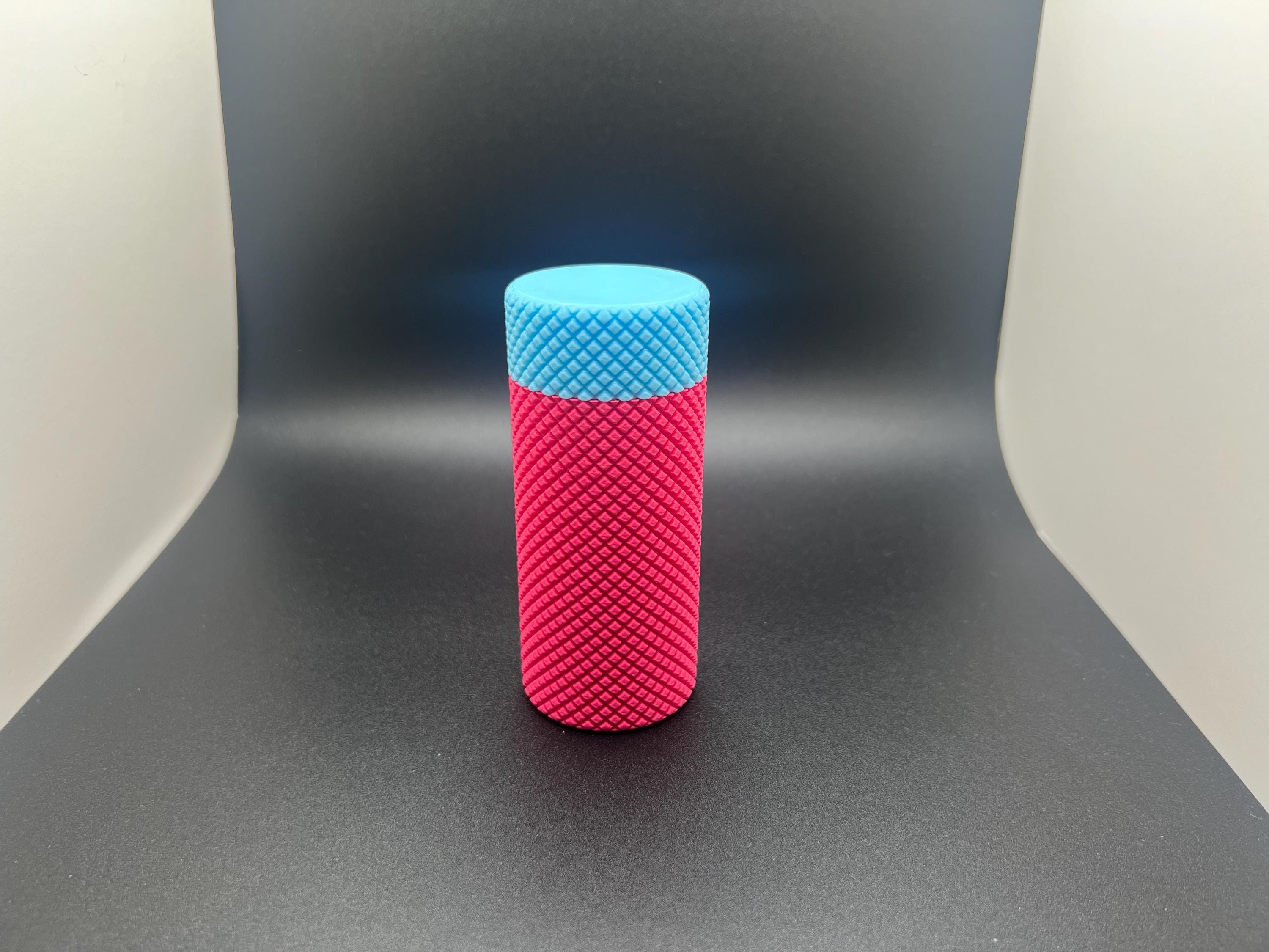 Knurled Twist Container, Self Closing, Quarter Holder, Fidget Toy ...