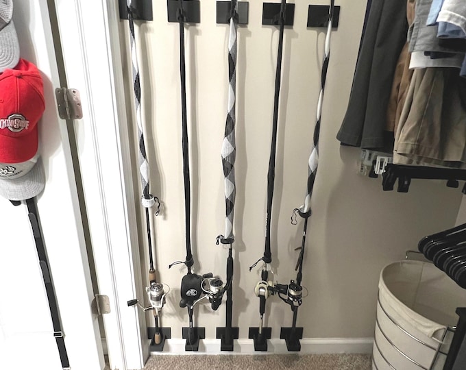 Fishing Rod Wall Holder, Fishing Rod Wall Mount, Fishing Rod Rack ...