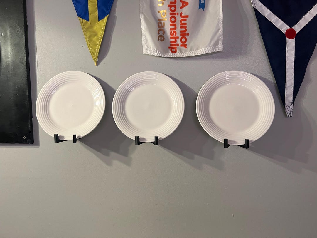 Plate Wall Display, Plate Holder Wall Mount, Plate Mount, Platter ...