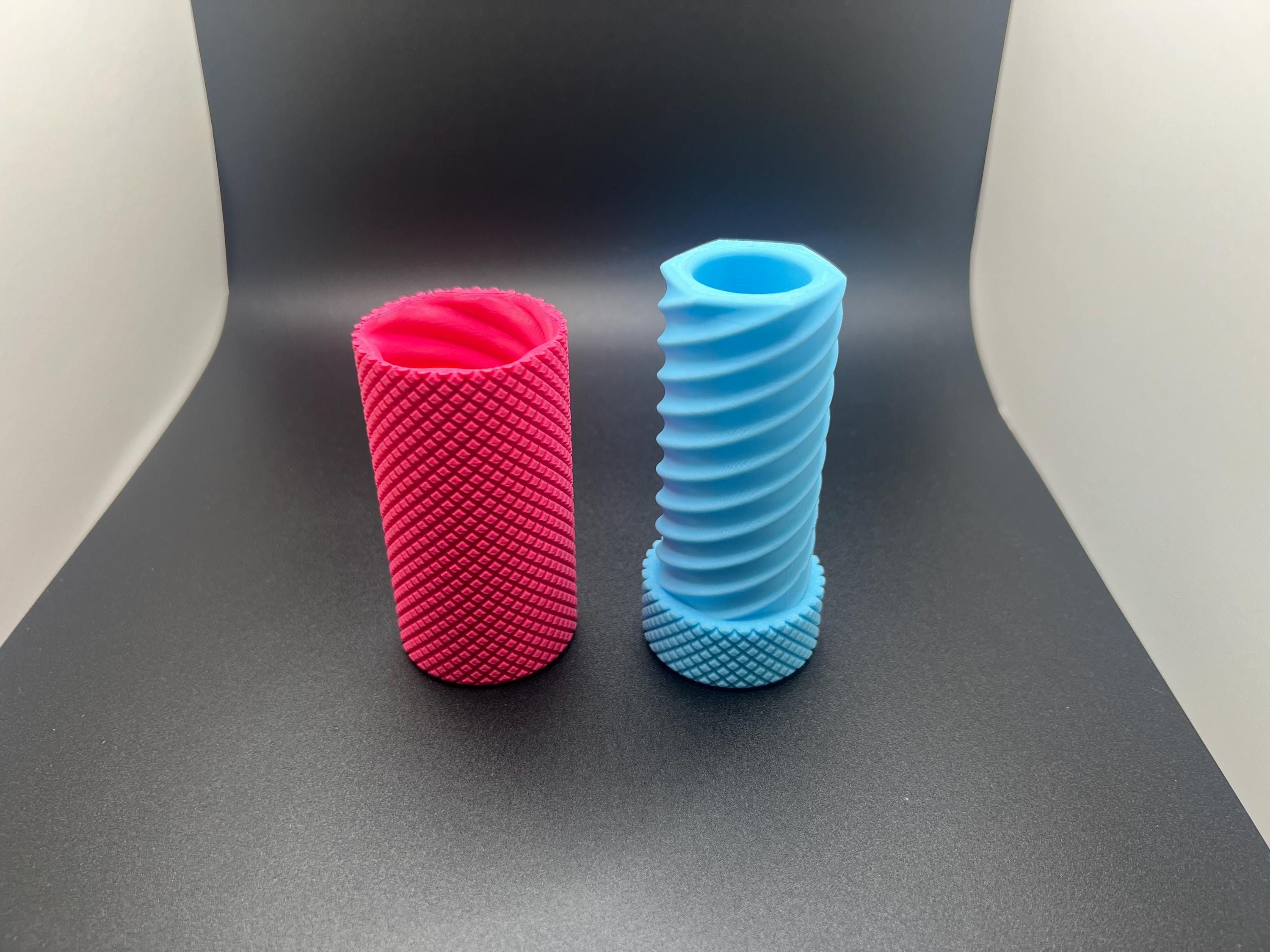 Knurled Twist Container, Self Closing, Quarter Holder, Fidget Toy ...