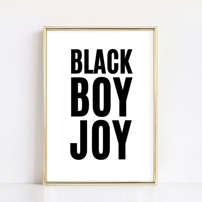 Black Boy Art Print - Etsy