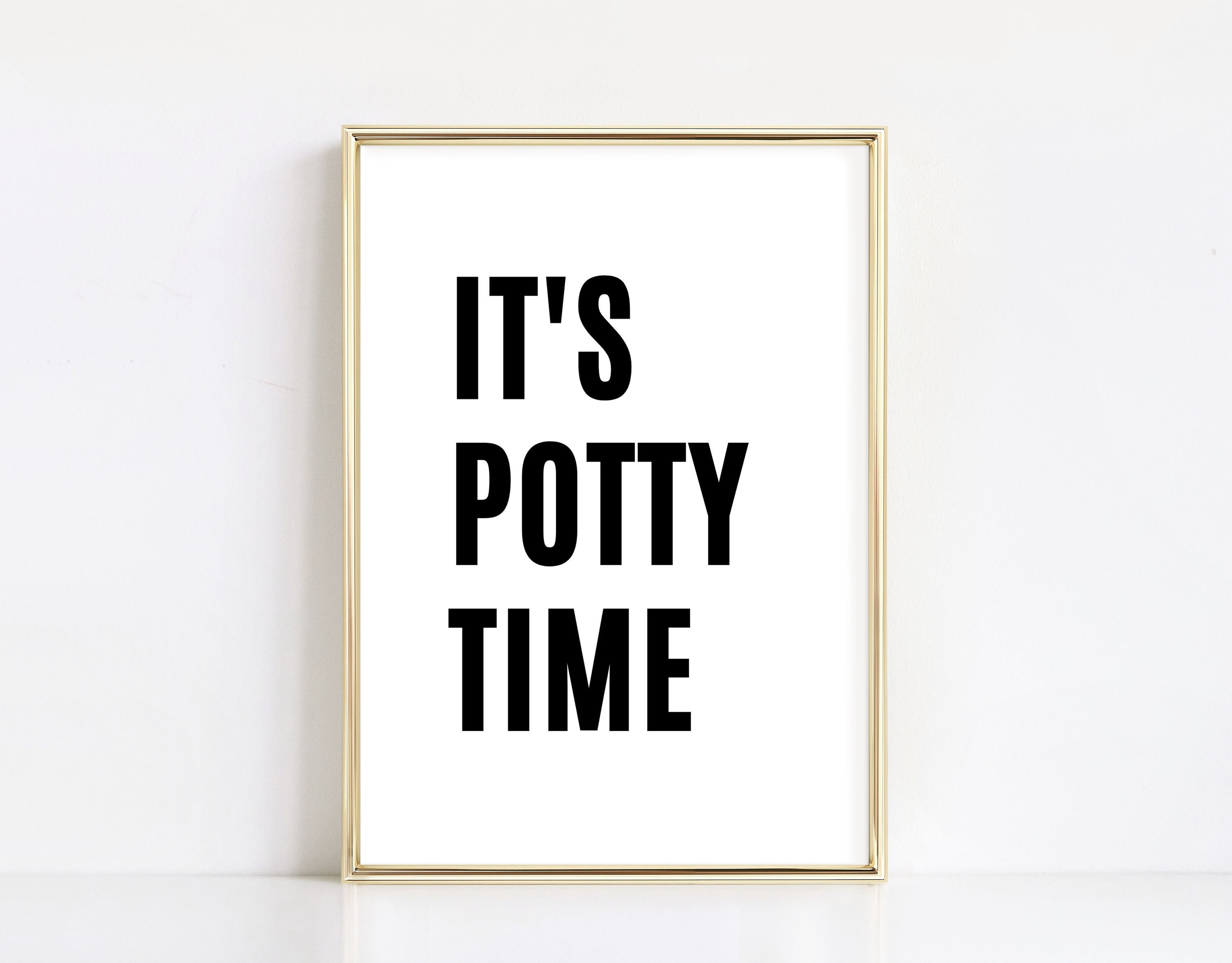 Printable Kids Bathroom Wall Art | Potty Training Print | Toilet Signs ...