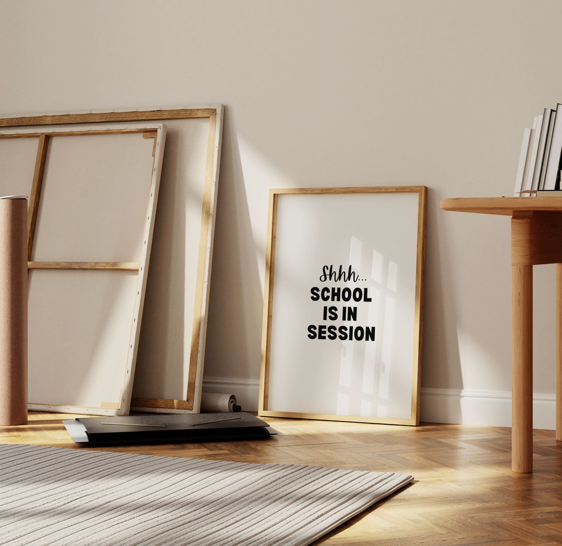 School is in Session Sign, Homeschool Classroom Poster, Classroom Wall ...