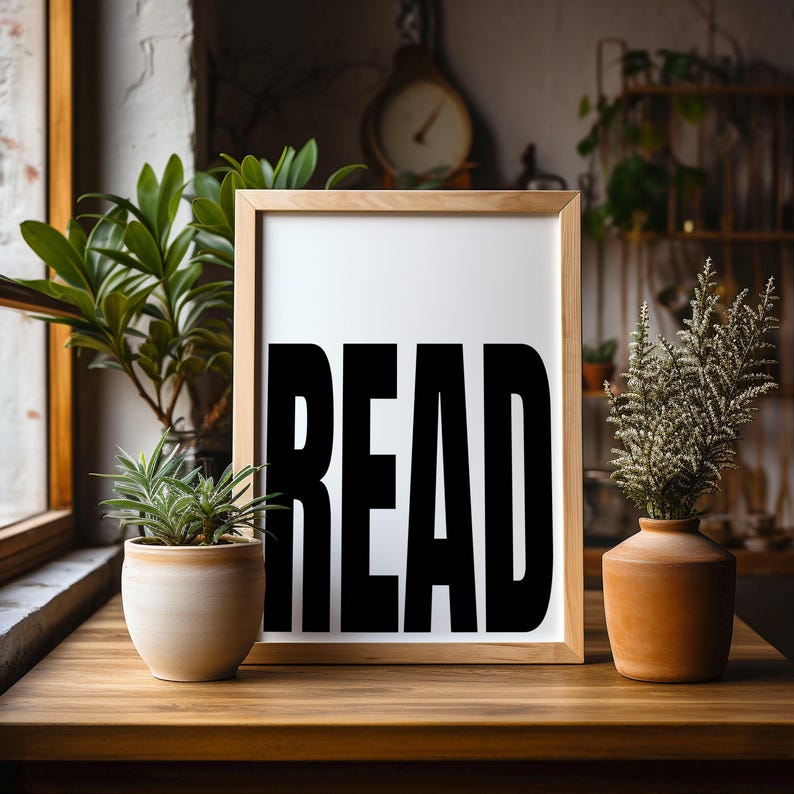 READ Classroom Poster, School Classroom Printable, Teacher Wall Art ...