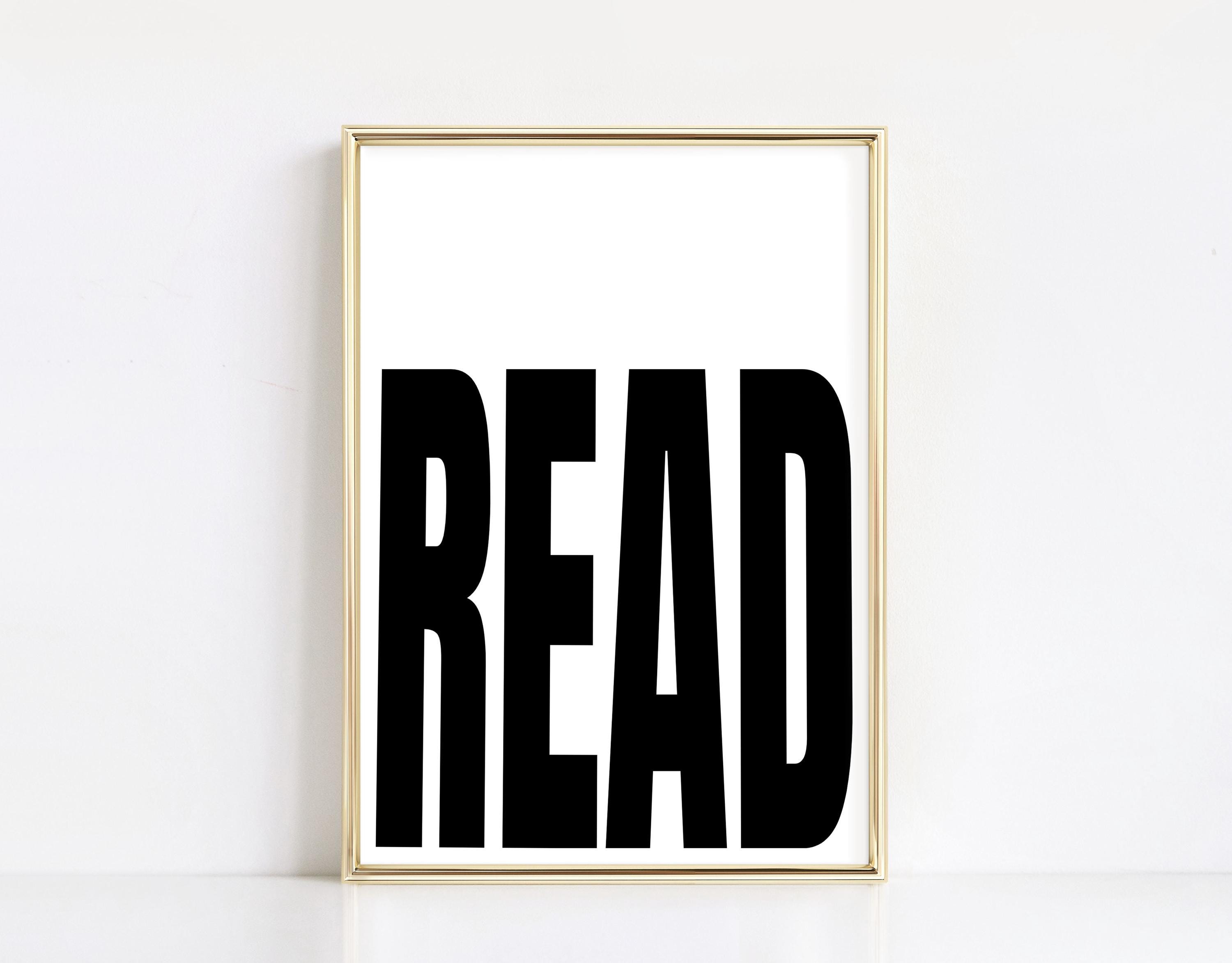 READ Classroom Poster, School Classroom Printable, Teacher Wall Art ...