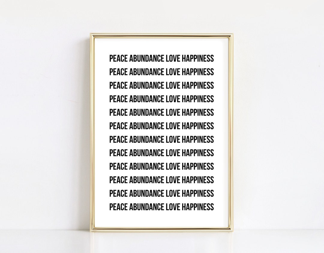 Manifestation Wall Art Printable, Affirmation Posters, Mindfulness ...