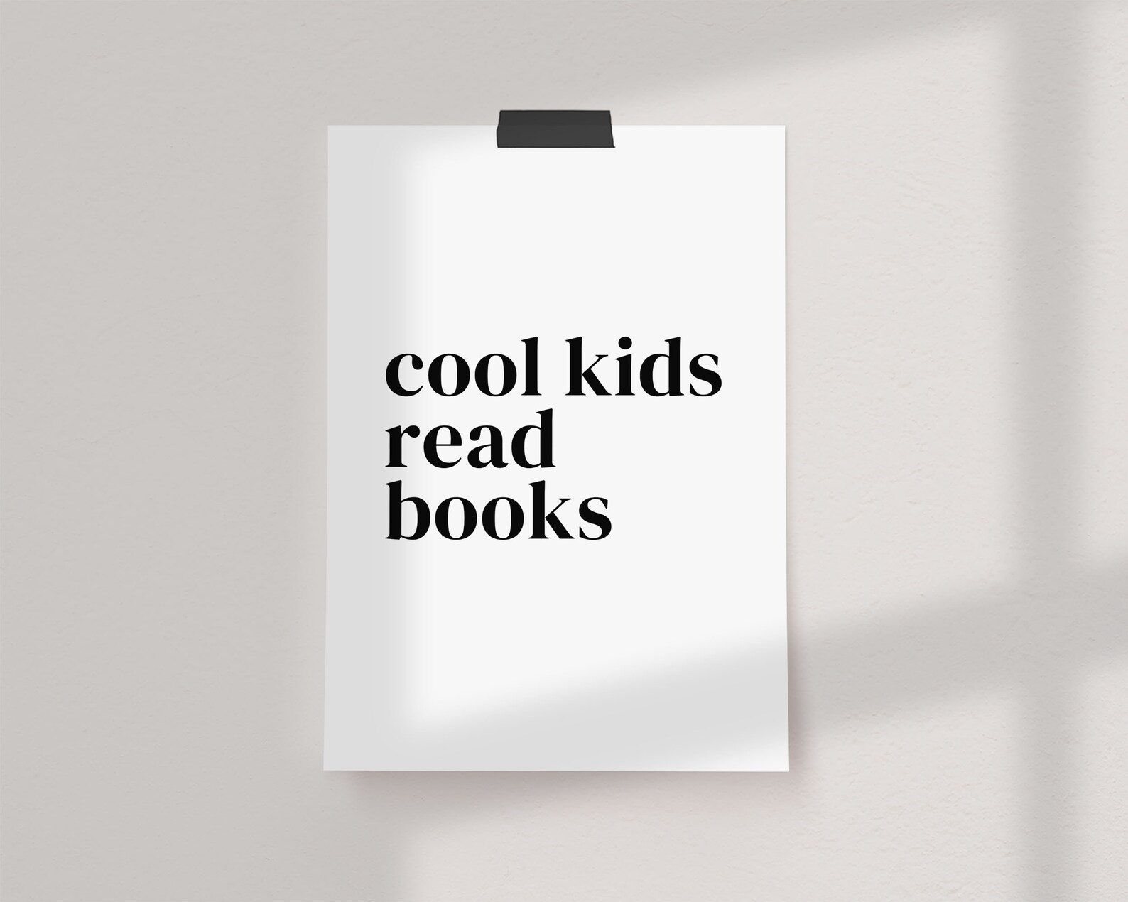 Cool Kids Read Books, Teacher Posters, Classroom Printables, Homeschool ...