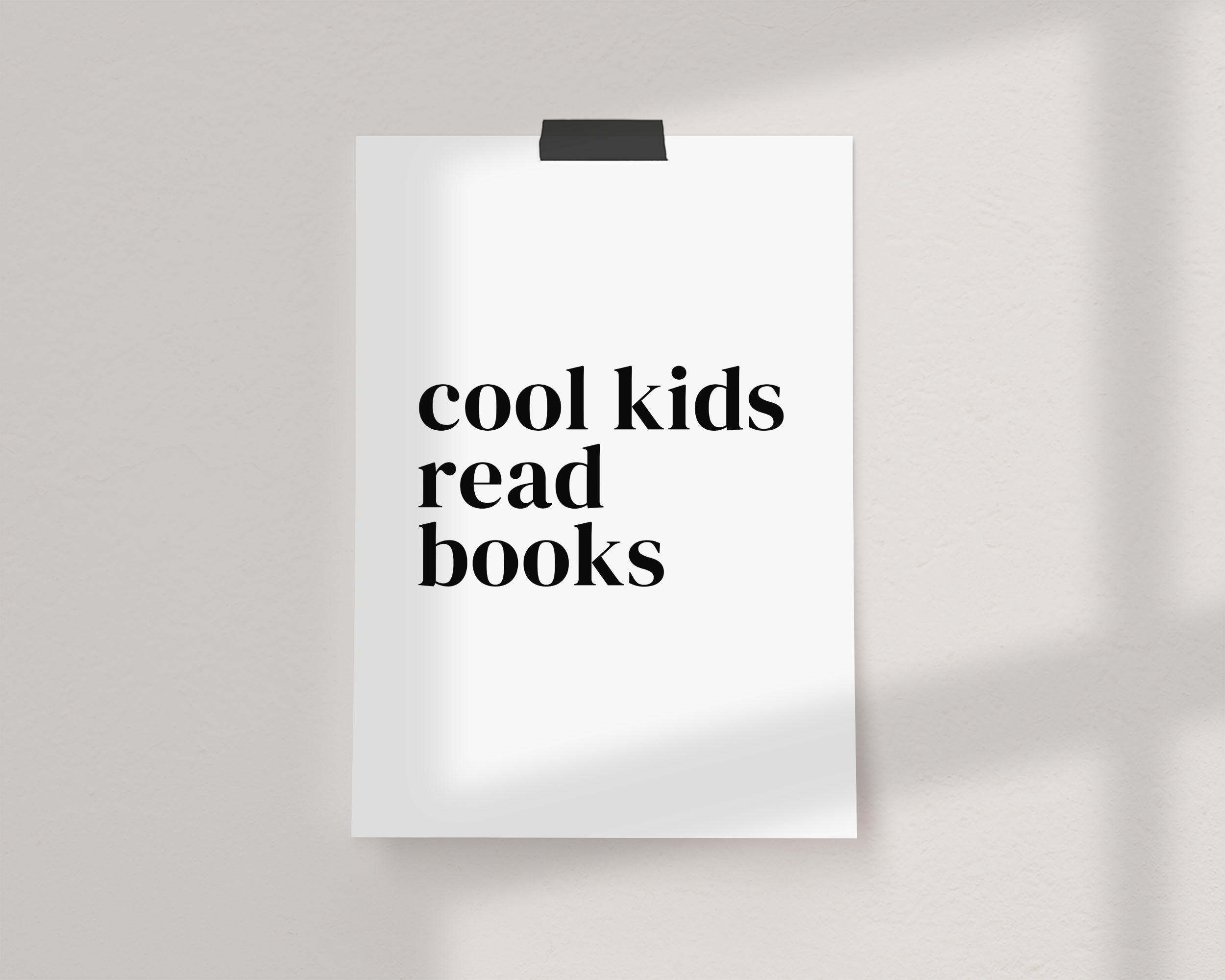 Cool Kids Read Books, Teacher Posters, Classroom Printables, Homeschool ...