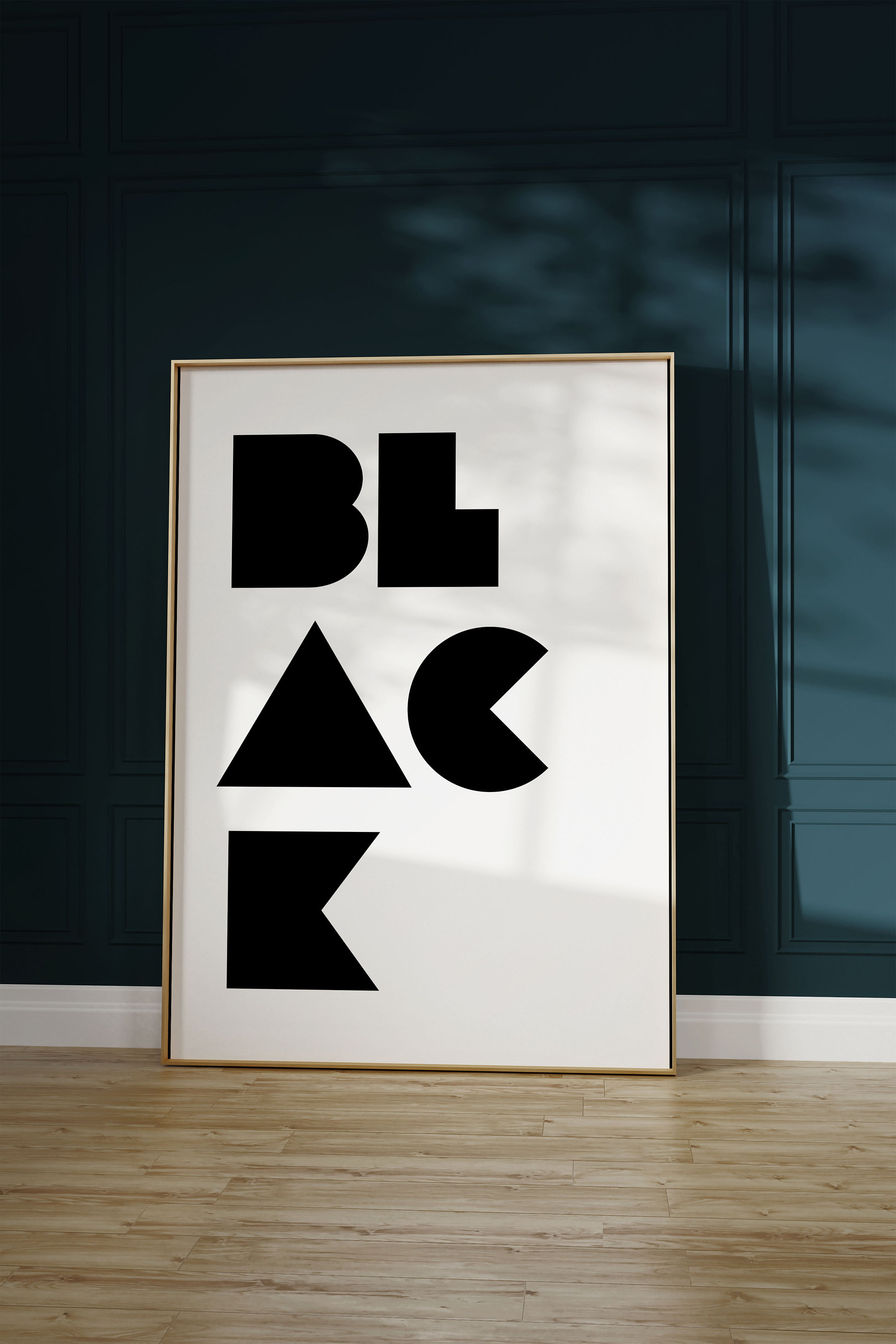 Black Word Art, Black History Month Printable, Wall Decor Print, Black ...