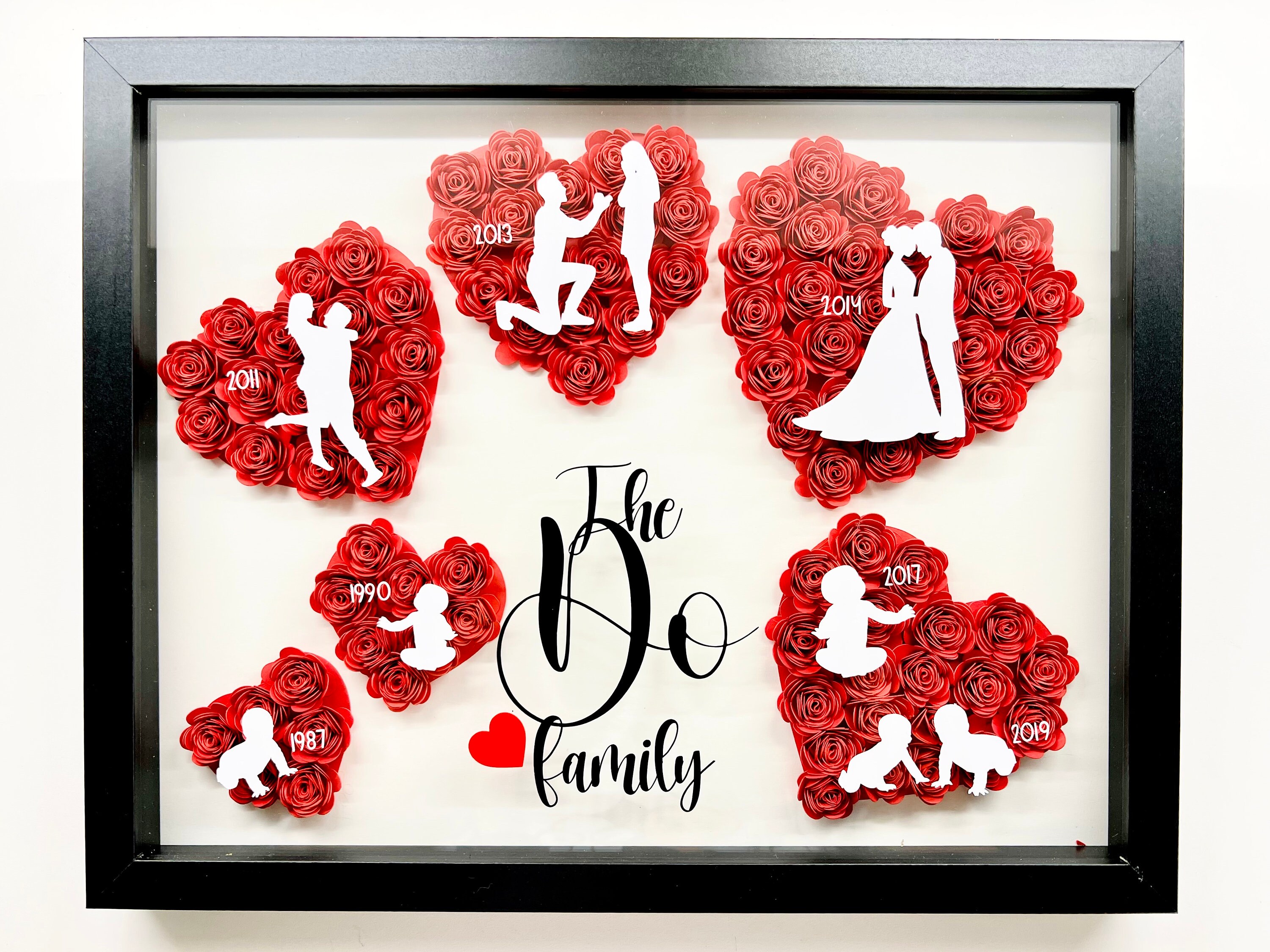 Love Story Shadow Box - Etsy
