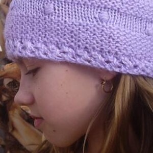 Knitting Pattern: Lele's Lilac Beanie Hat - Etsy