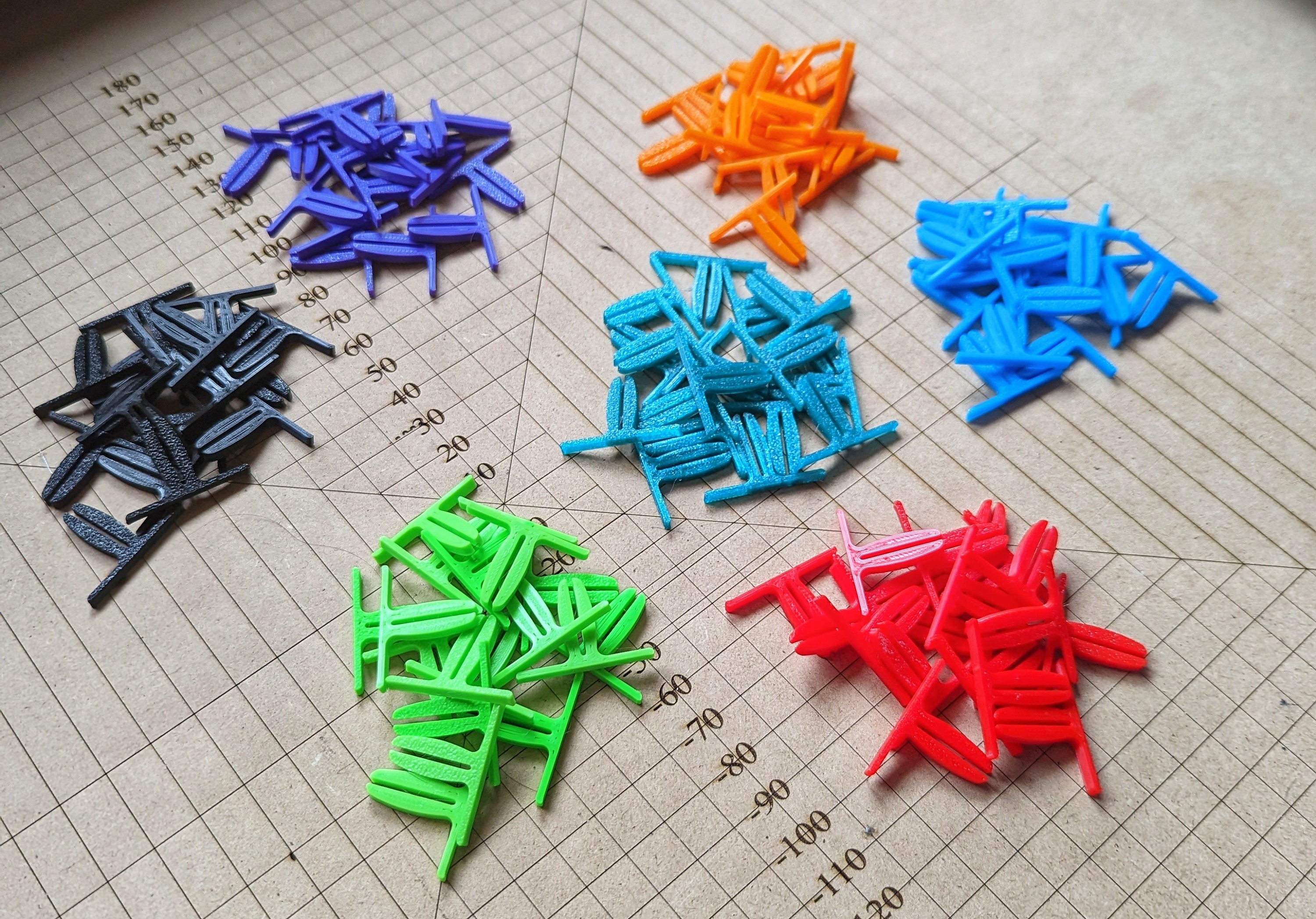 Honeycomb Bed Pins T Style Pins, 6 Pins per Pack, Ultra Low Clearance ...