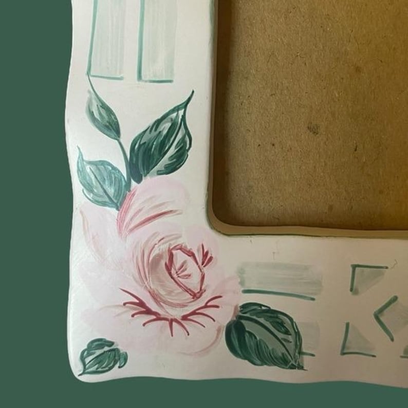 Vintage Two’s Company Hand Painted Ceramic Photo Frame - Etsy