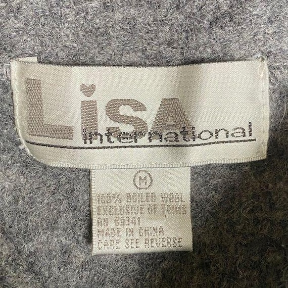 Lisa International Vintage Cat Lovers Boiled Wool 3-D… - Gem