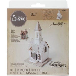 Sizzix Bigz Tim Holtz Alterations Village Bell Tower #660987 RARE ...