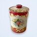 George Horner & Co Vintage Lidded Floral Tin Made in England 6.5 - Etsy