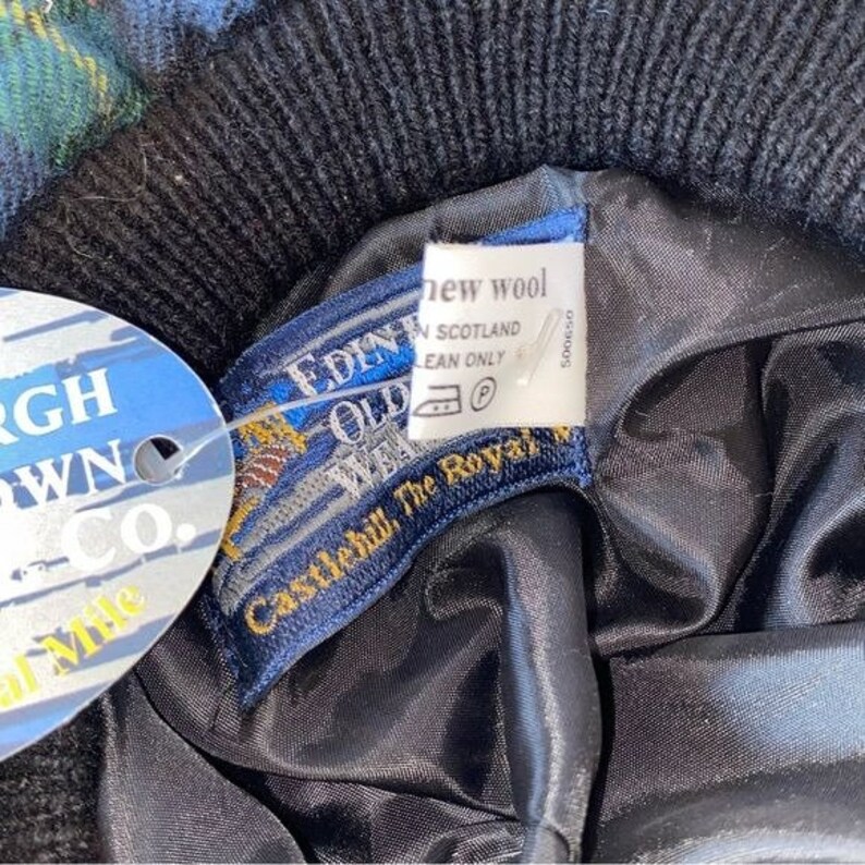 NWT Edinburgh Old Town Weaving Co Plaid Wool Golf Cap Made in - Etsy