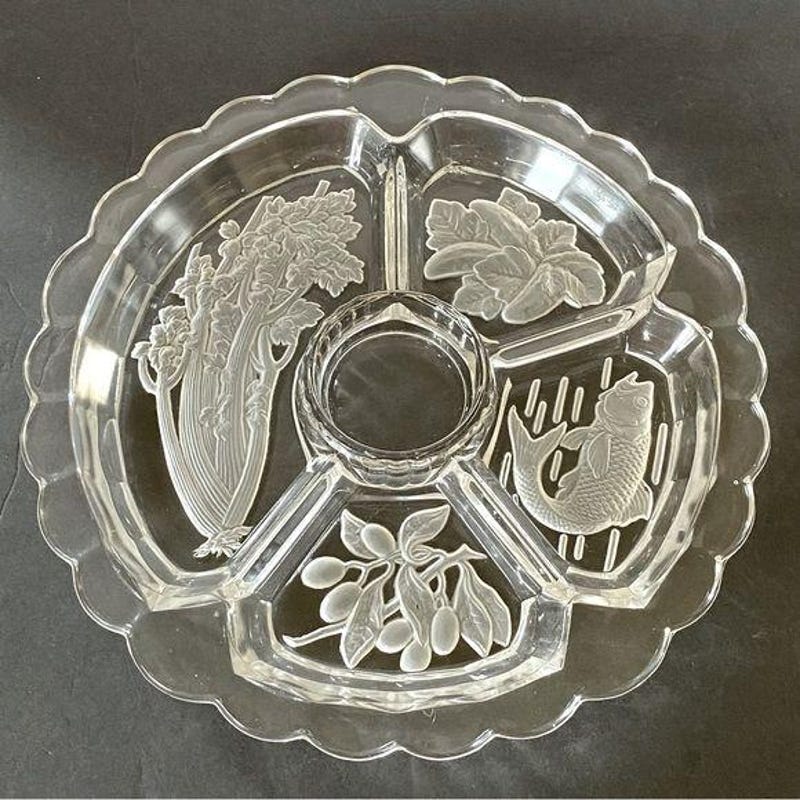 Indiana Glass Intaglio - Etsy