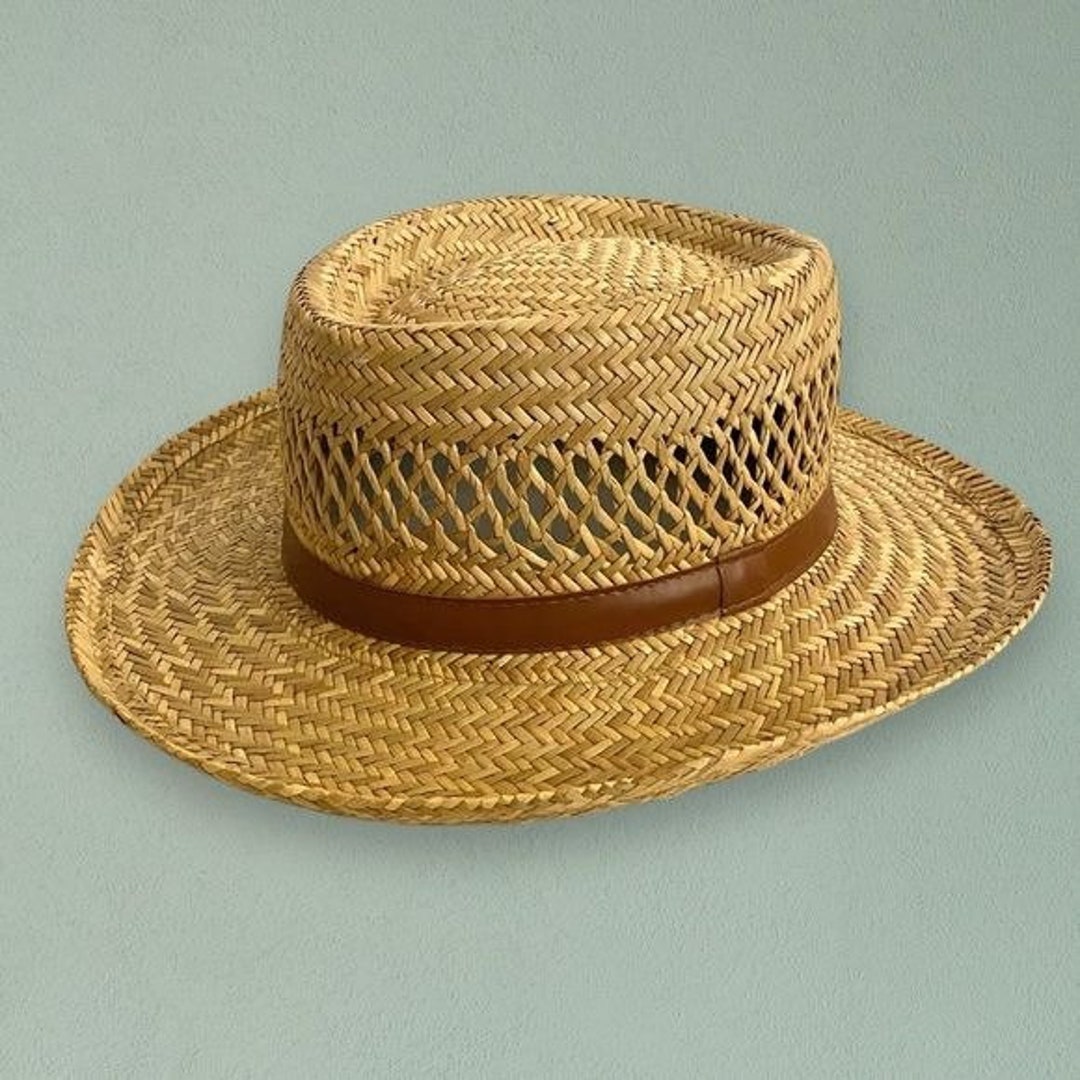 Dorfman Pacific Co Rush Gambler Straw Hat - Etsy Dorfman Pacific Co Rush Gambler Straw Hat - Etsy