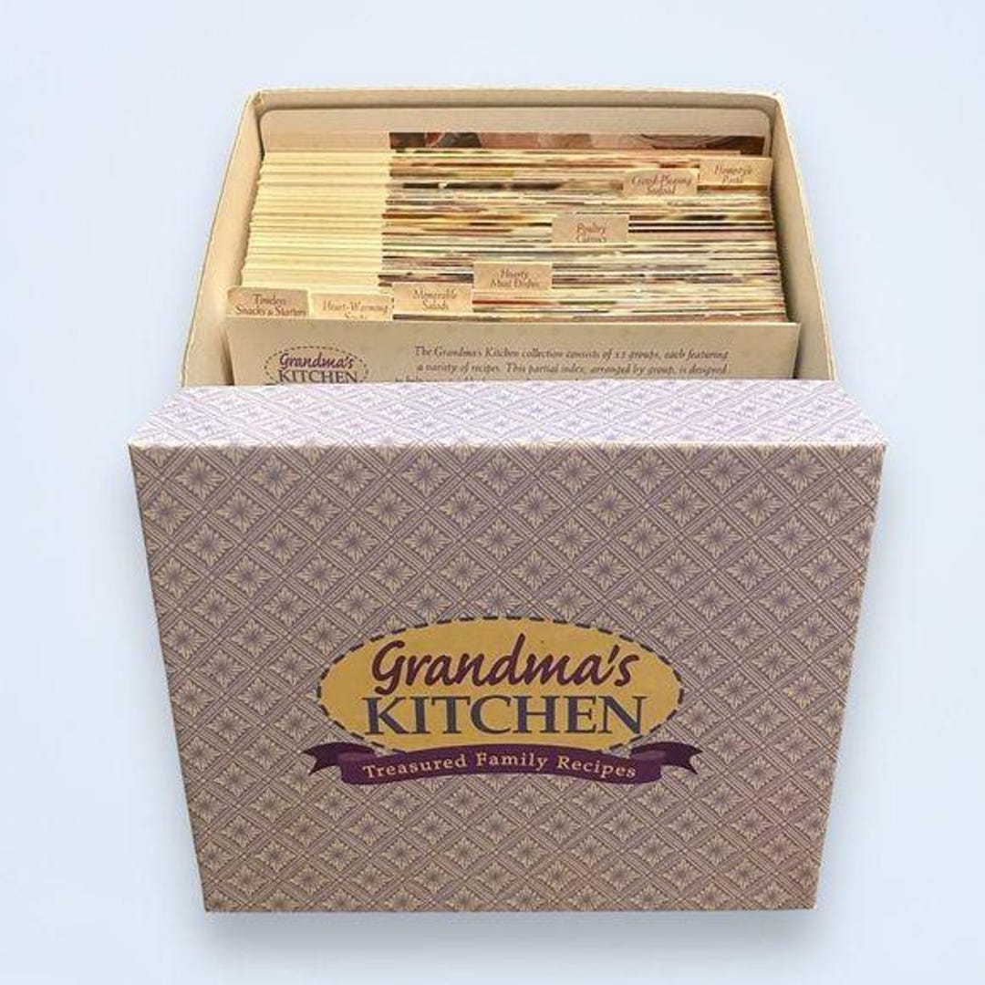 Vintage Grandma's Treasured Family Kitchen Recipes Easy to Make Recipe ...