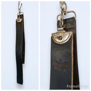 Barber Razor Strops Set of 2 Vintage 2-piece Leather Strops Sharpen ...