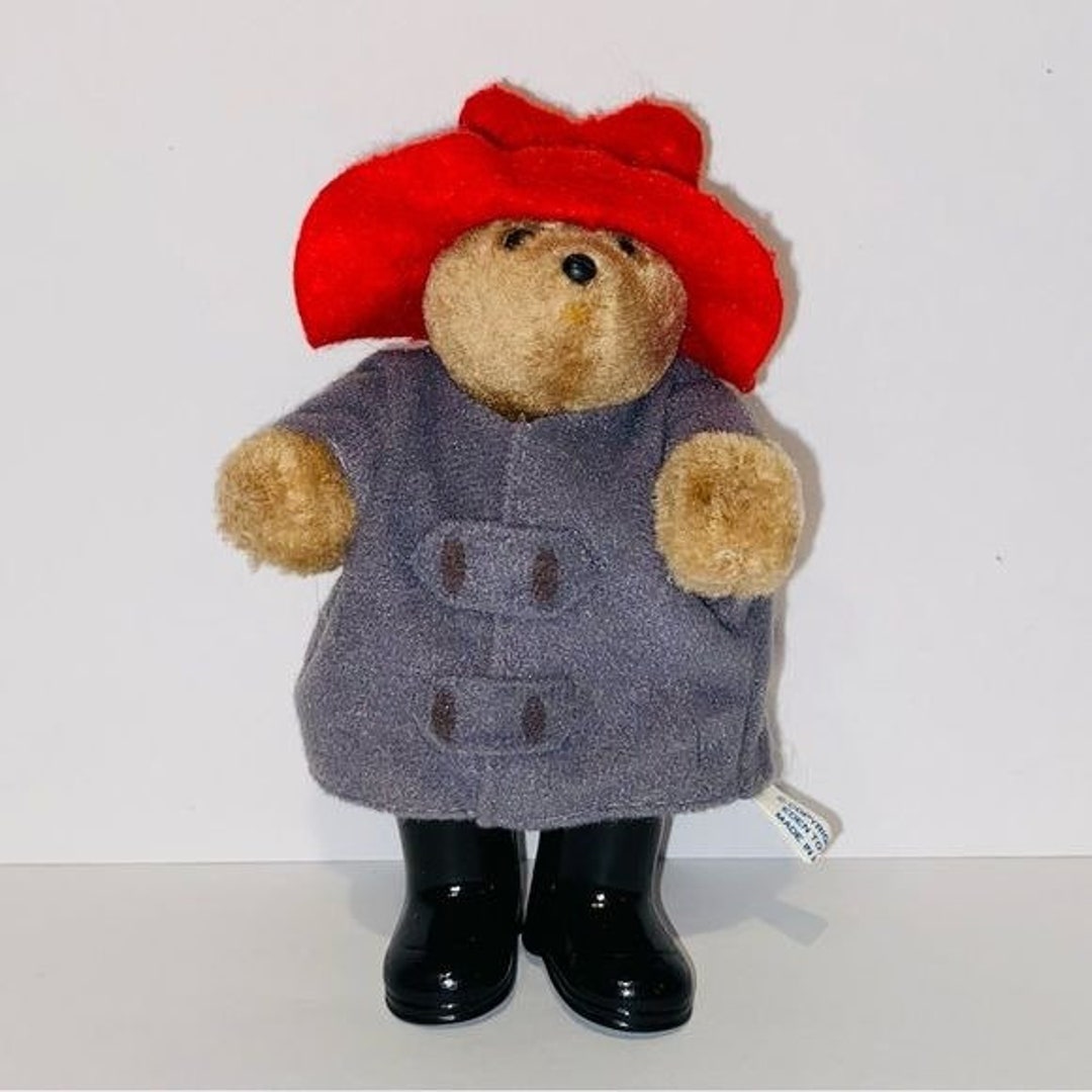 Vintage 1987 Plush Jointed Posable Paddington Bear With Plastic Boots ...