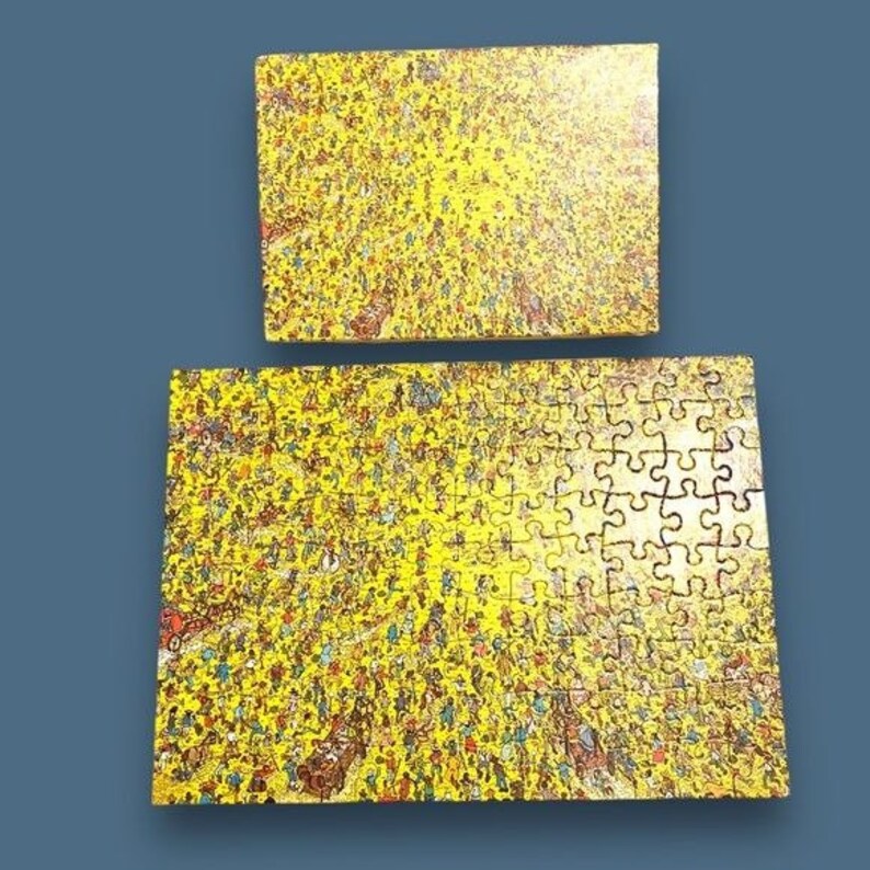 Vintage 1991 Wheres Waldo the Gold Rush Puzzle - Etsy