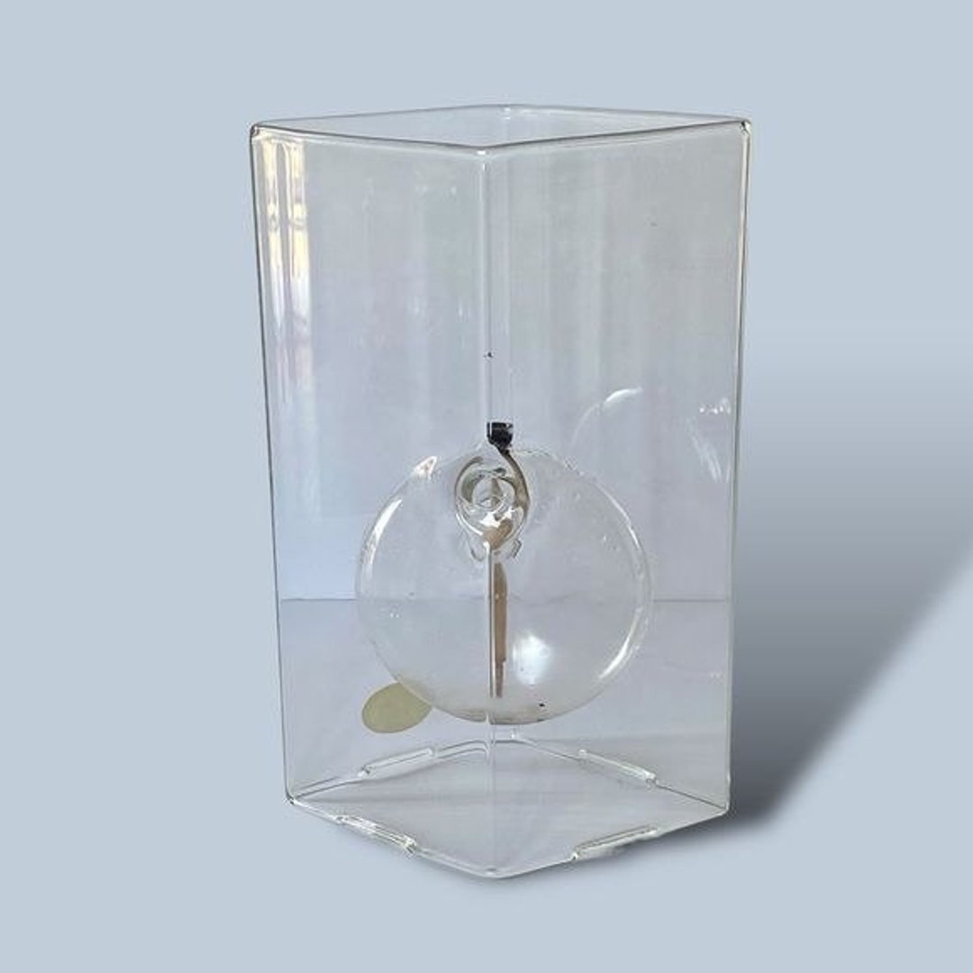 Firelight Glass Floating Moon Oil Lamp Handblown Glass Chimney Lamp 9 ...