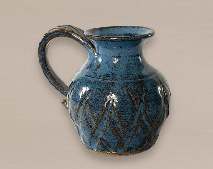 Simenson Pottery Handmade Small Jug Pitcher Creamer Signed - Etsy
