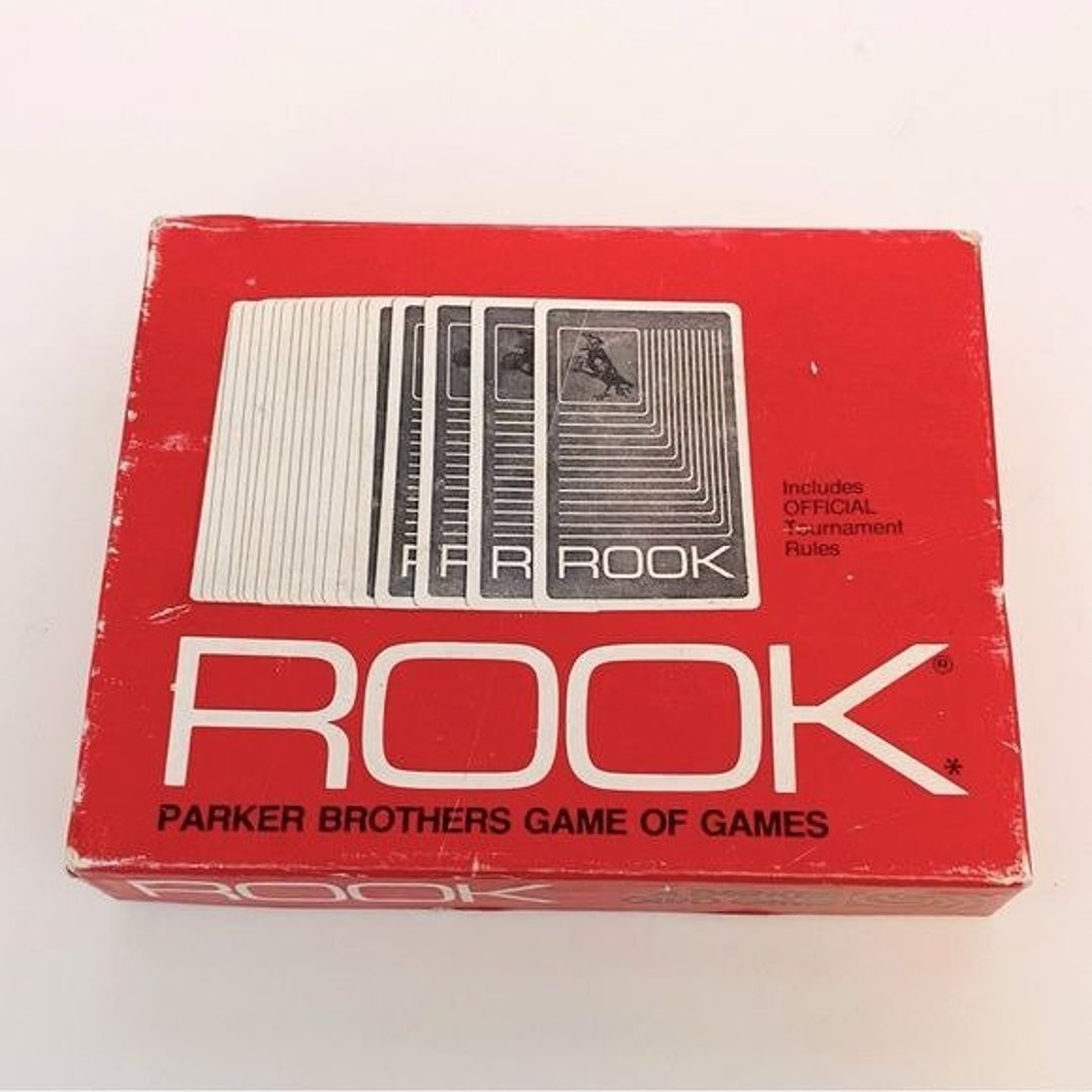 Vintage 1972 Rook Card Game Parker Brothers - Etsy