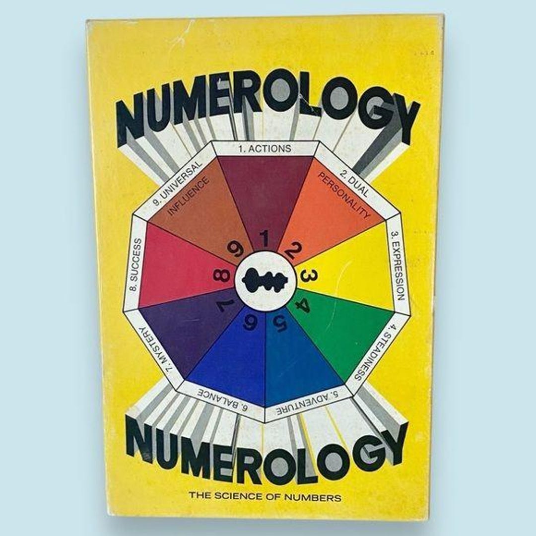 1973 NUMEROLOGY BOOK Set Occult Astrology the Book of Numbers Gift Book ...