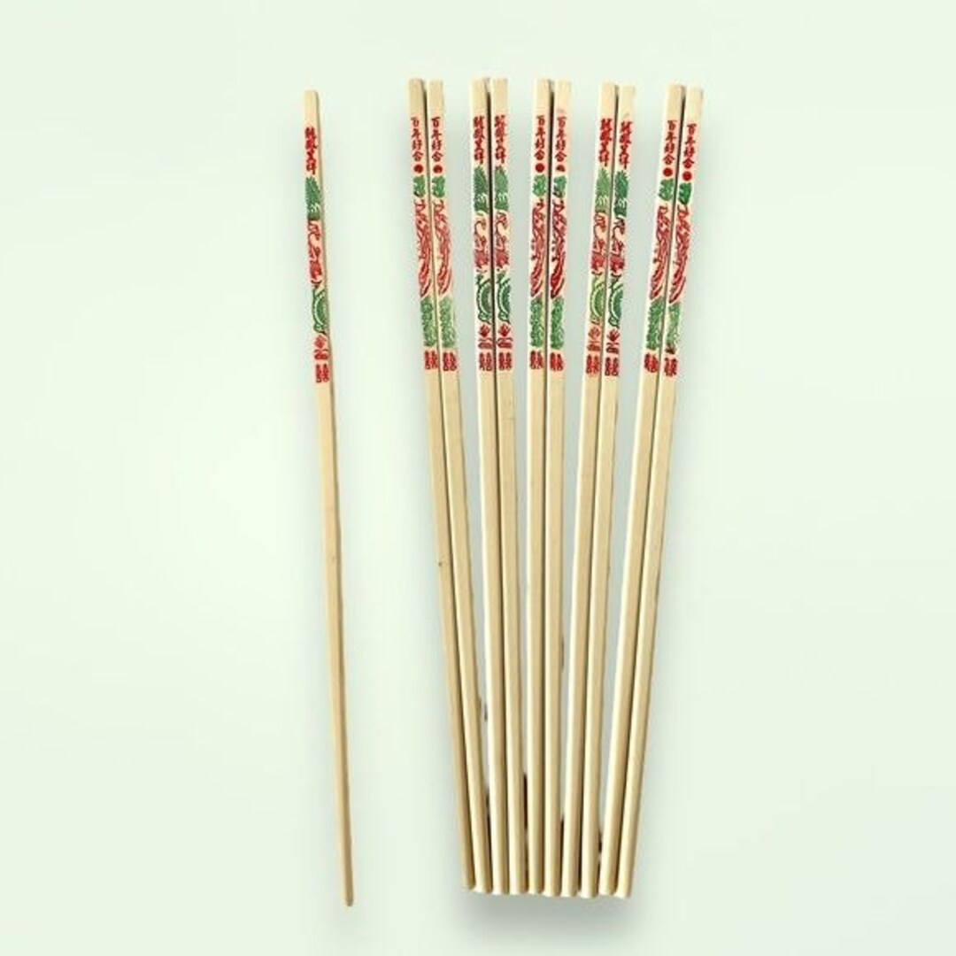 Vintage Melamine Chinese Dragon Chopsticks Set of 11 5pr 1 Extra 10 5/8 ...