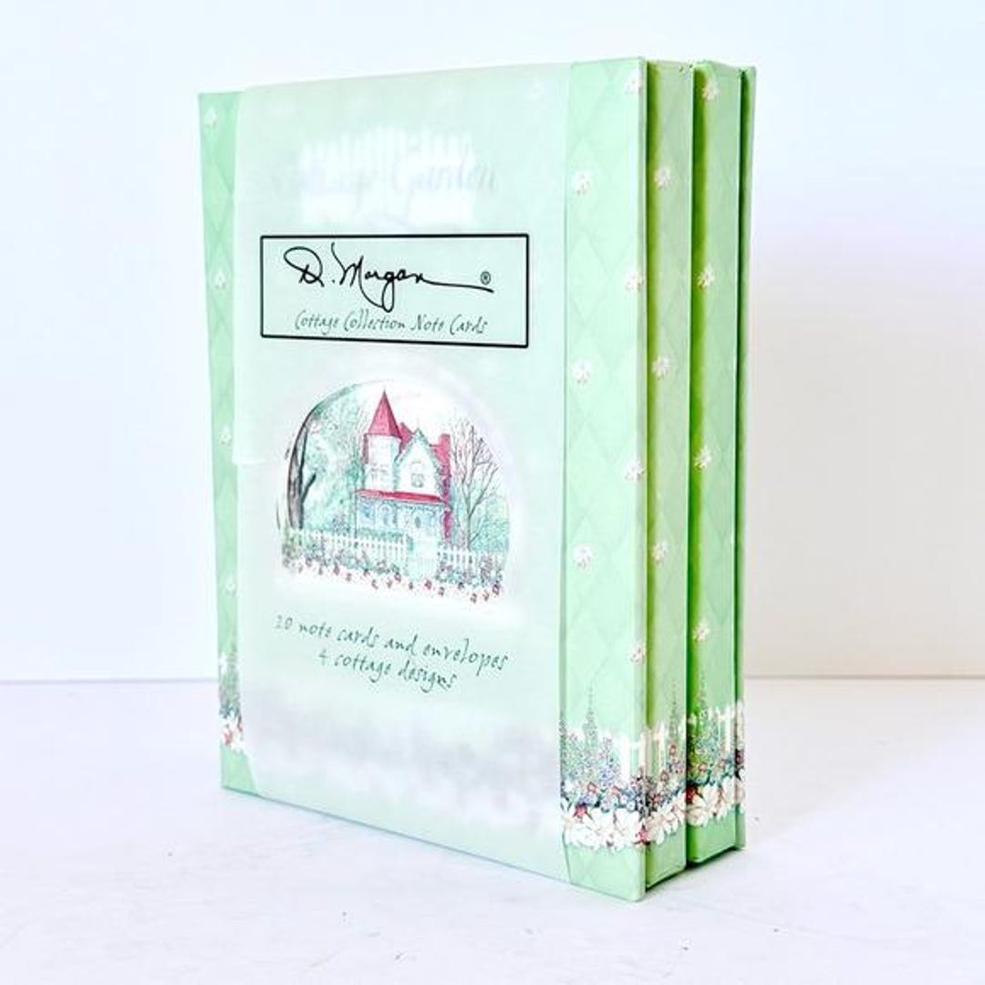 New 1993 D. Morgan “cottage Collection” 20 Note Cards & Envelopes Set 4 ...