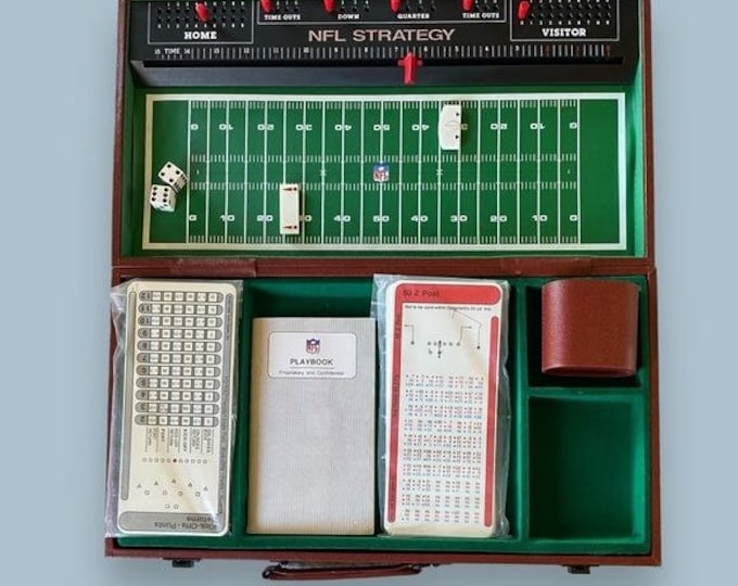Vintage 1987 NFL Strategy Deluxe Briefcase Edition Football Tudor Games ...
