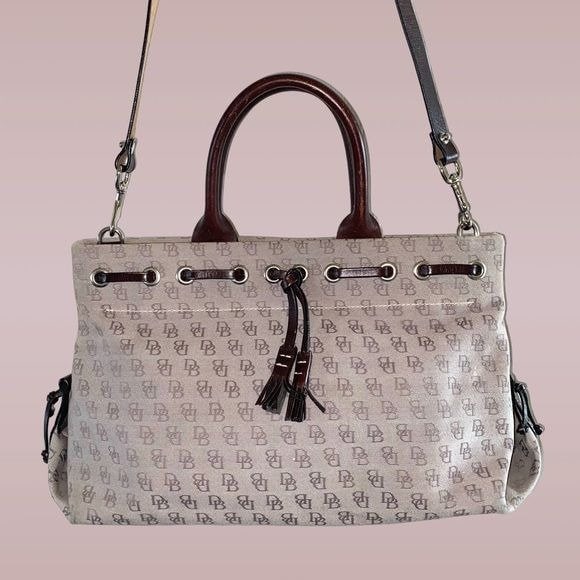 Dooney and Bourke Logo Top Handle Satchel Shoulder Bag - Etsy