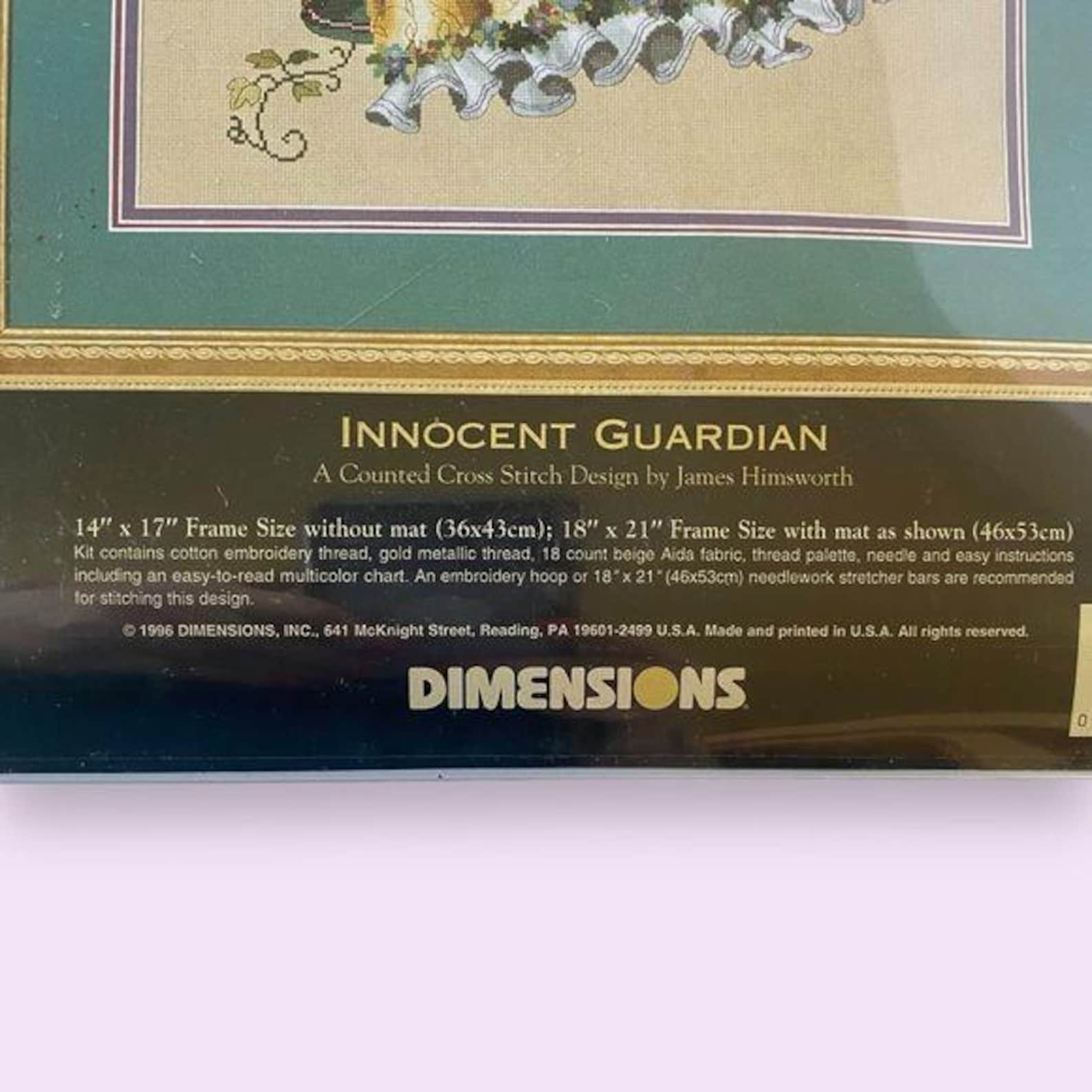 NWT NOS Dimensions Gold Collection Innocent Guardian Angel 3820 Cross ...