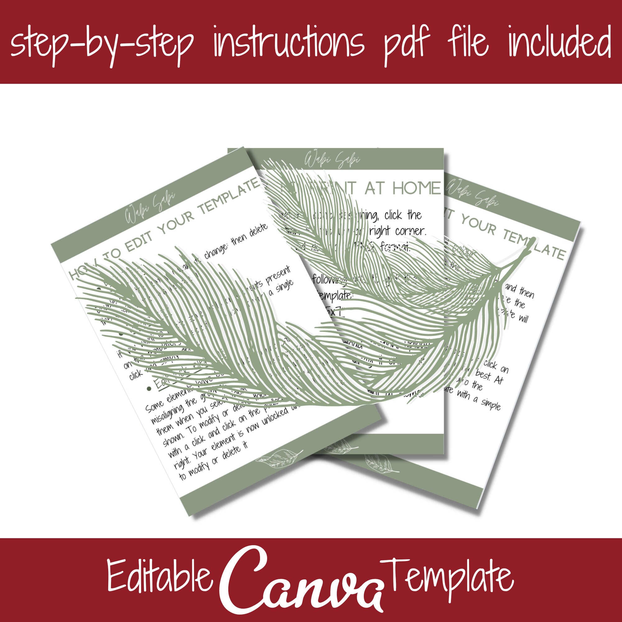 CANVA Christmas Menu Template, Christmas Menu, Editable Christmas Menu ...