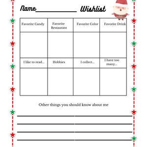 The Complete Secret Santa Organizer, Printable, Instant Download - Etsy