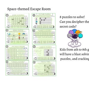 Escape Room for Kids, Printable Party Game, Sleepover Birthday Party ...