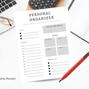 Planner Bundle, Minimalist Design, Daily, Weekly, Monthly, Yearly ...