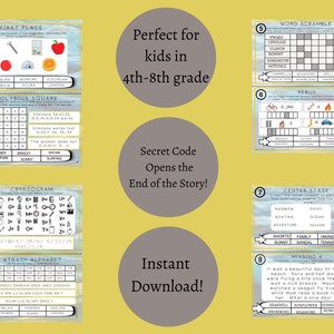 Summer Fun Escape Room Kit: DIY Printable Puzzle Game (digital Product ...