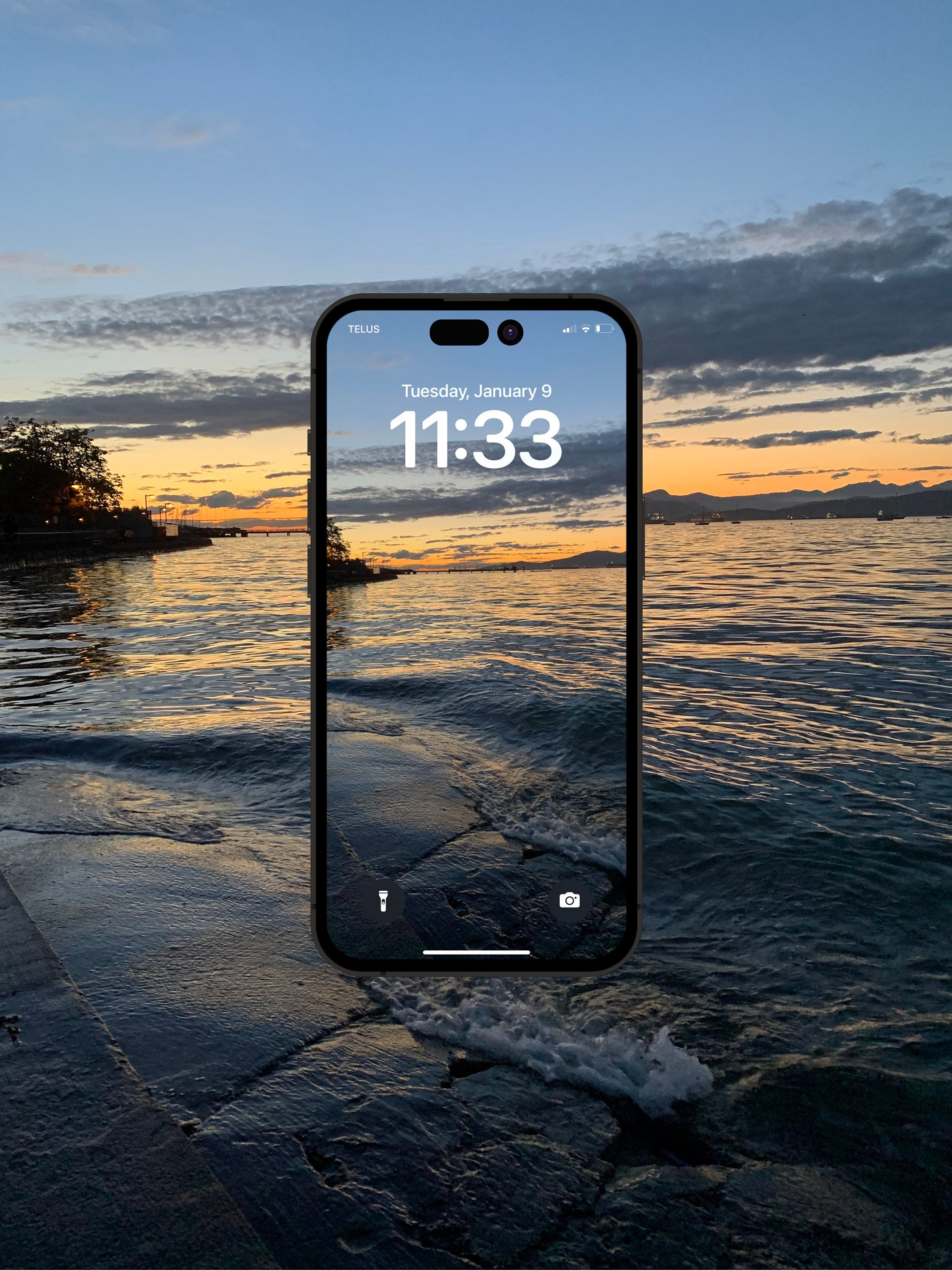 Horizon Bliss: Beach Sunset Wallpaper for Iphones / Android – HD Mobile ...