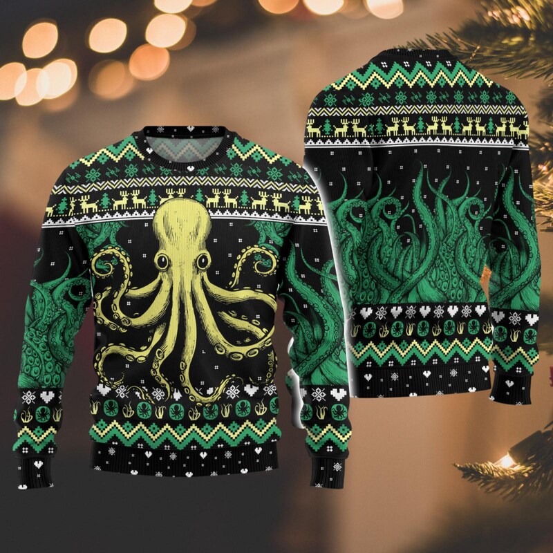 Octopus Sweater - Etsy