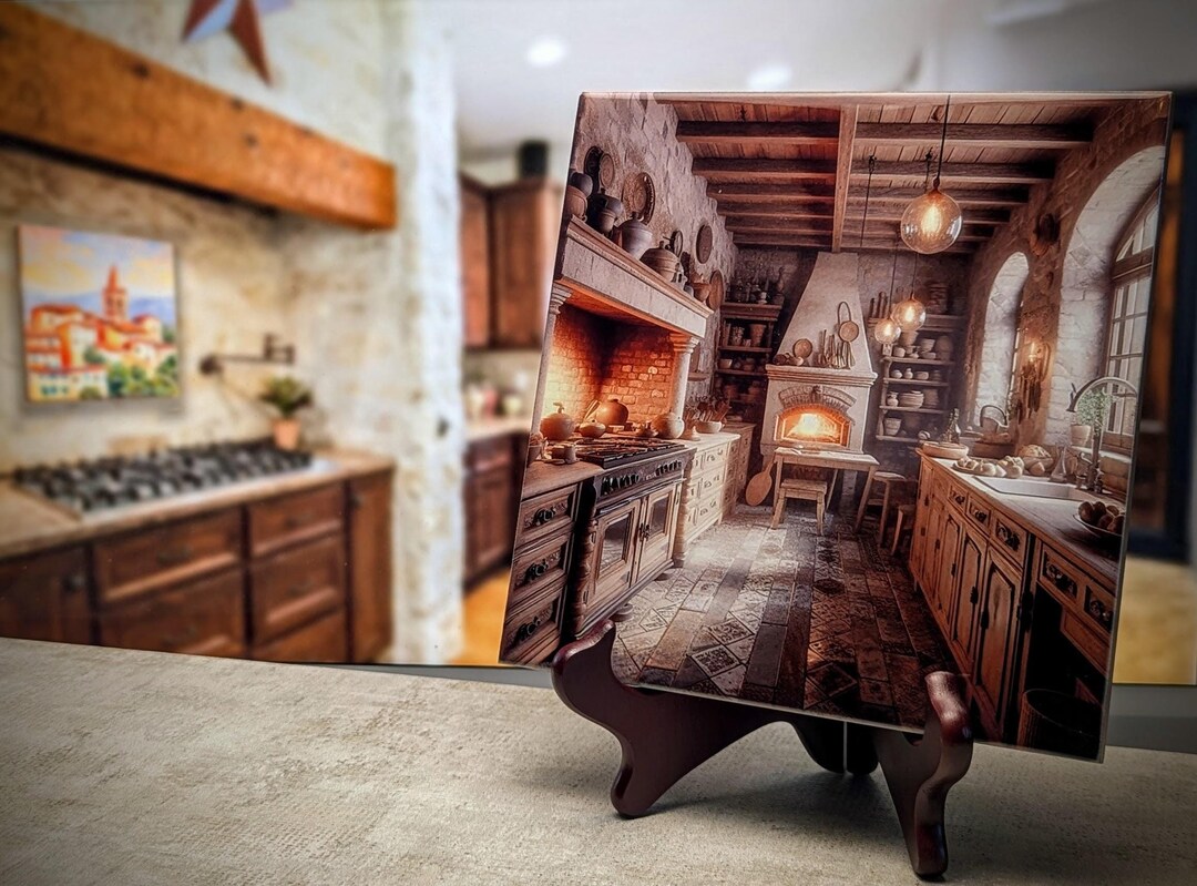 Old World Italian Kitchen Tile Trivet / Table Art - Etsy