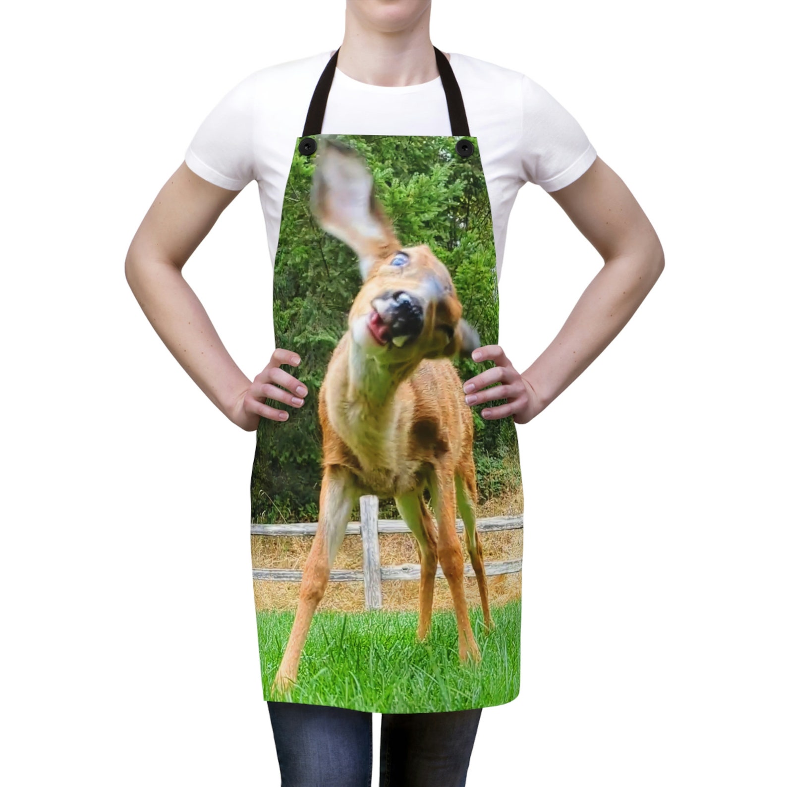 Funny Fawn Apron - Etsy