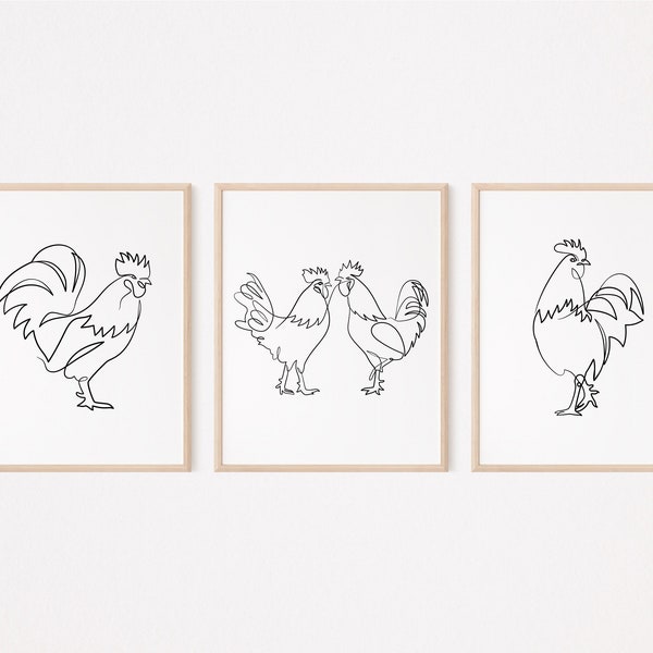 Chicken Poster - Etsy