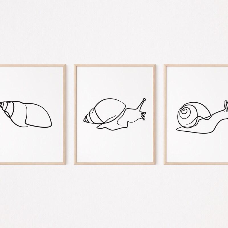 Snail Art Print - Etsy