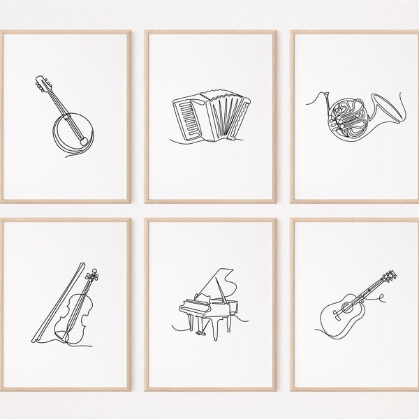 Orchestra Instrument Posters - Etsy